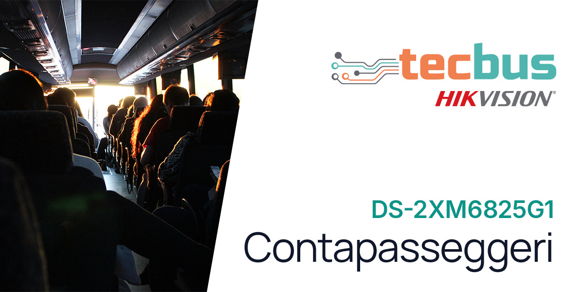 Contapasseggeri HIKVISION DS-2XM6825G1/C-IVSM/RS485 • Tecbus